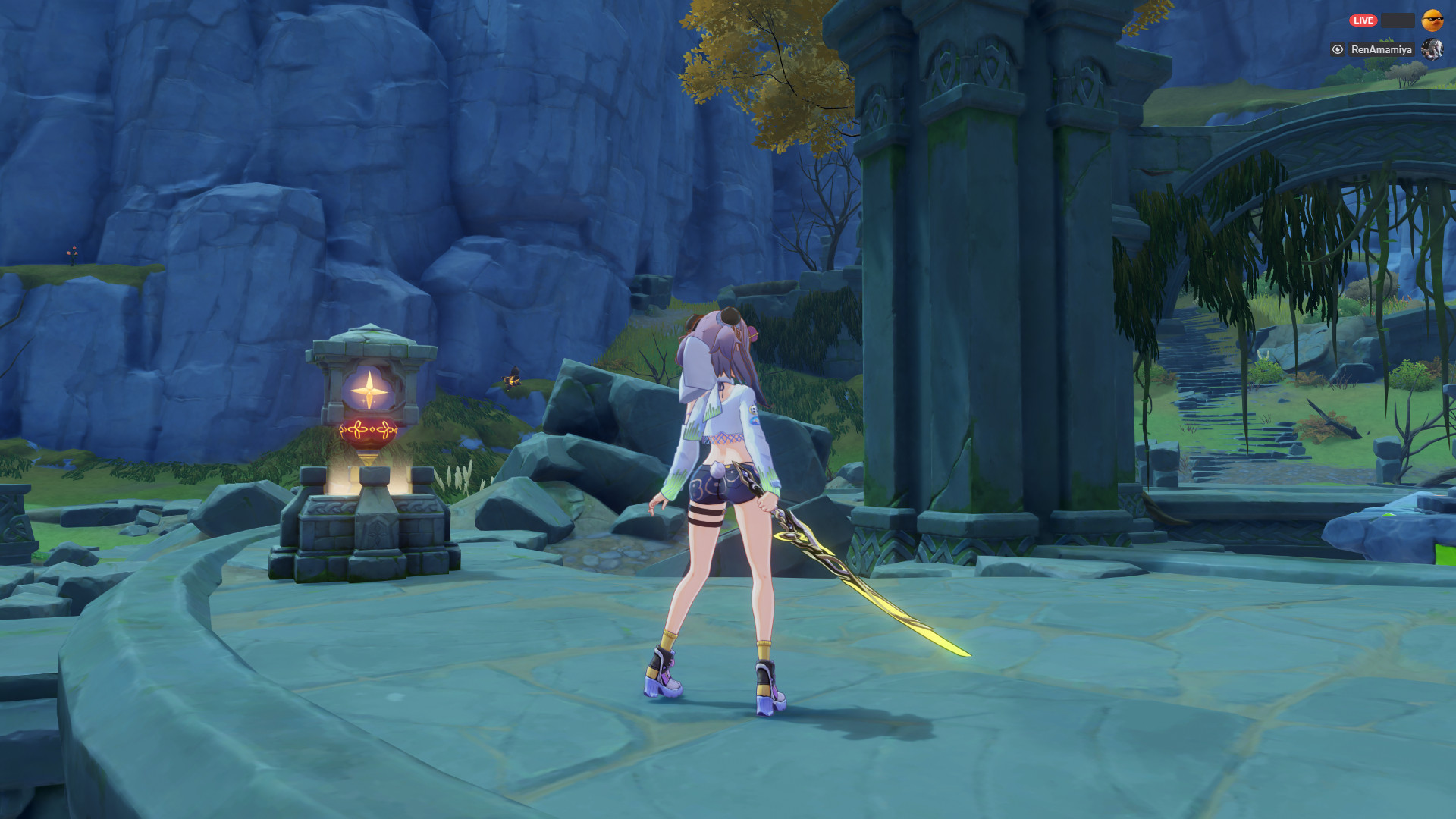 Key of Limpidity (HI3rd) over SapWoodBlade Mod for Genshin Impact | GI Mods