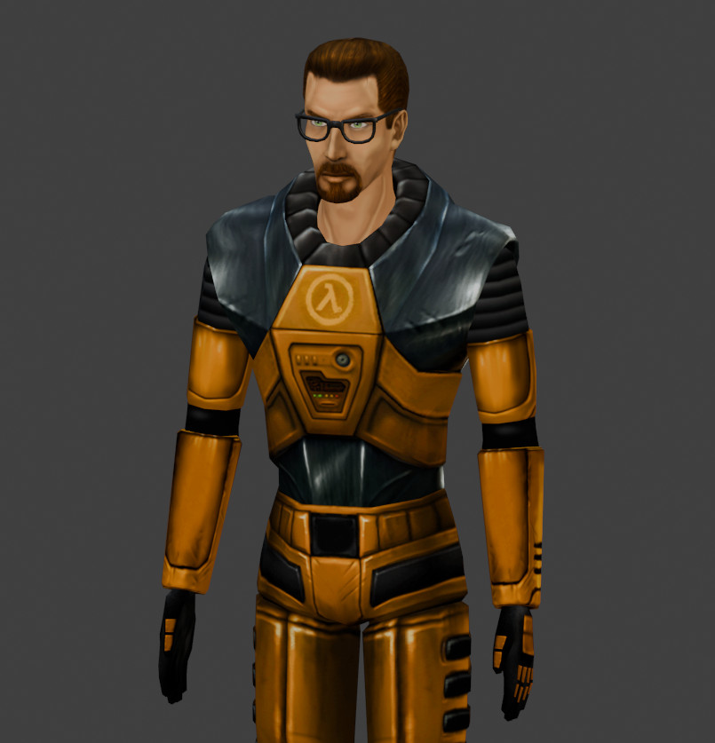 Accurate Promo Art Gordon Freeman Mod for Half-Life | HL Mods
