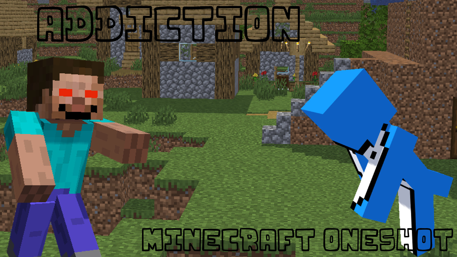 ADDICTION - MINECRAFT ONESHOT Mod for Friday Night Funkin' | FNF Mods