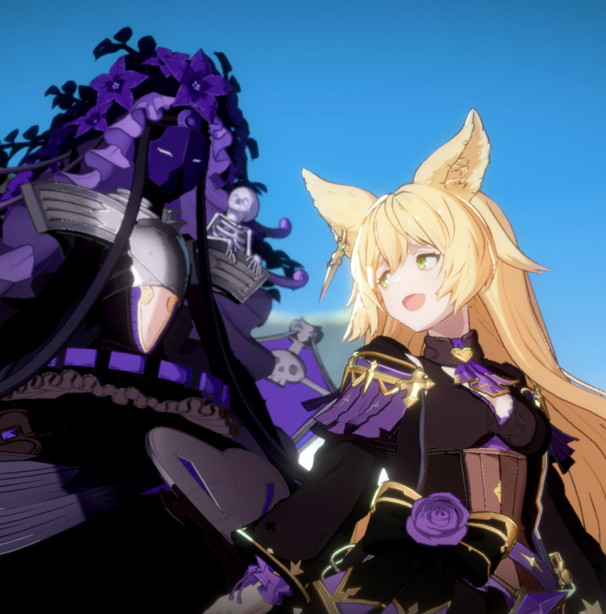 Genshin Impact: Fischl Nier (Colors 2-9) Mod for Granblue Fantasy ...