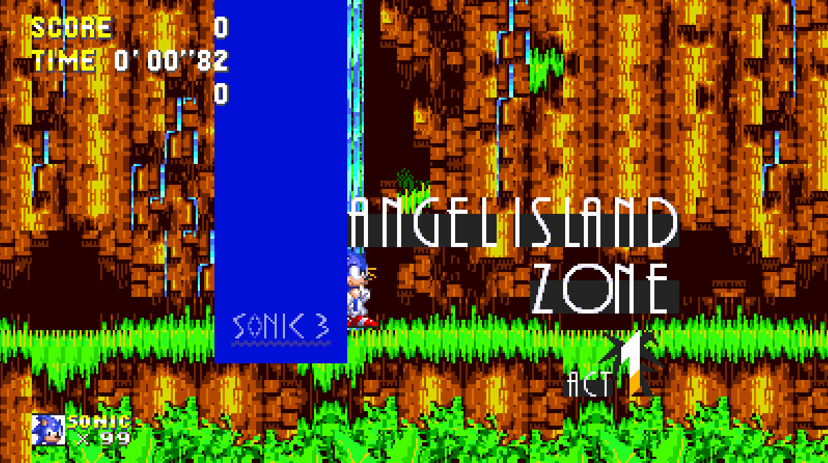 Blue Title Card Mod for Sonic 3 A.I.R. | S3AIR Mods