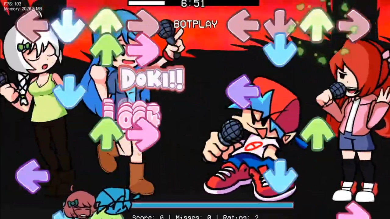 Quadruple Quarrel The Sunset Girls Playable Cover Mod for Friday Night ...