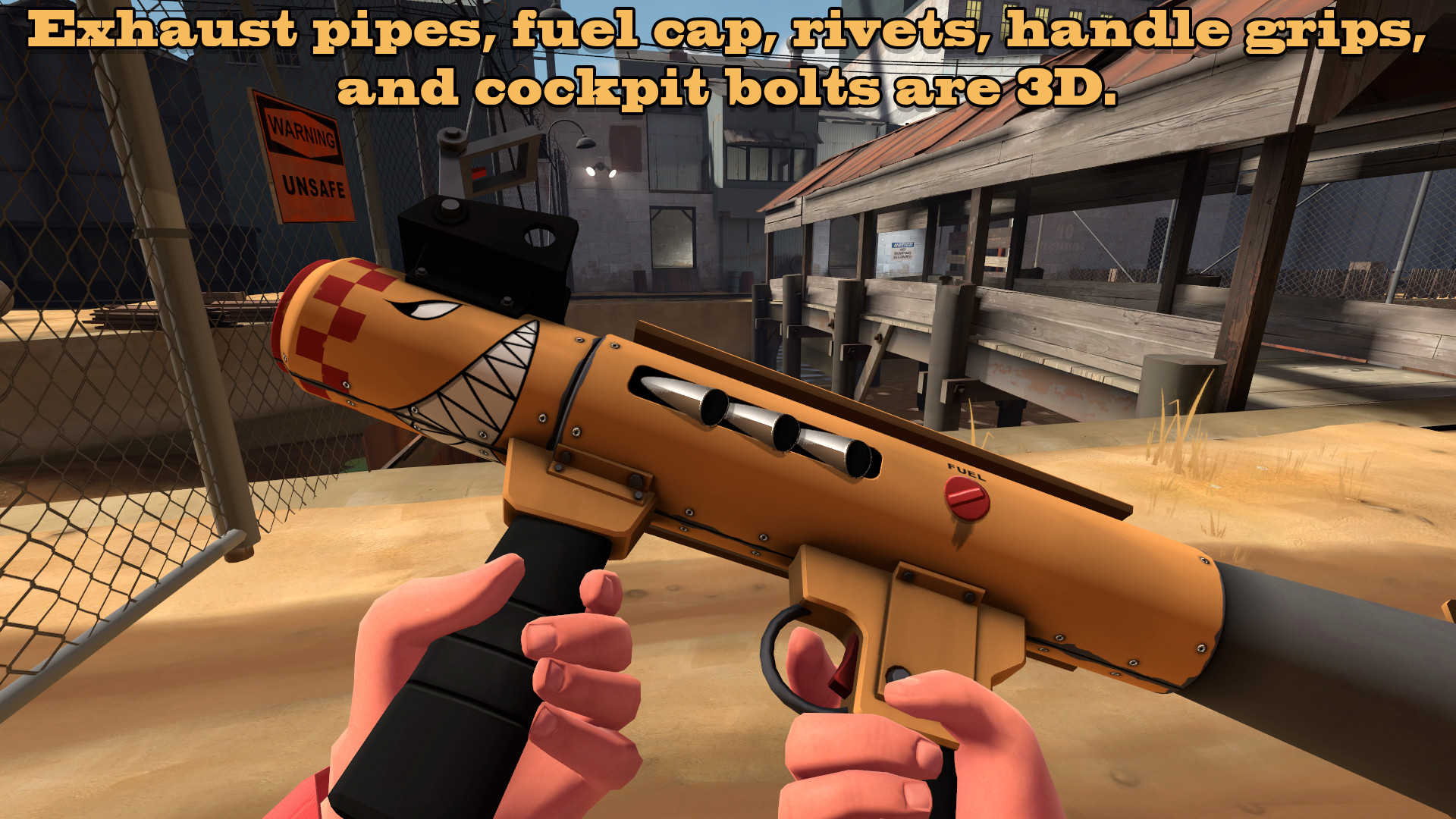 Fight AND Flight Rocket Launcher Skin Mod for Team Fortress 2 | TF2 Mods