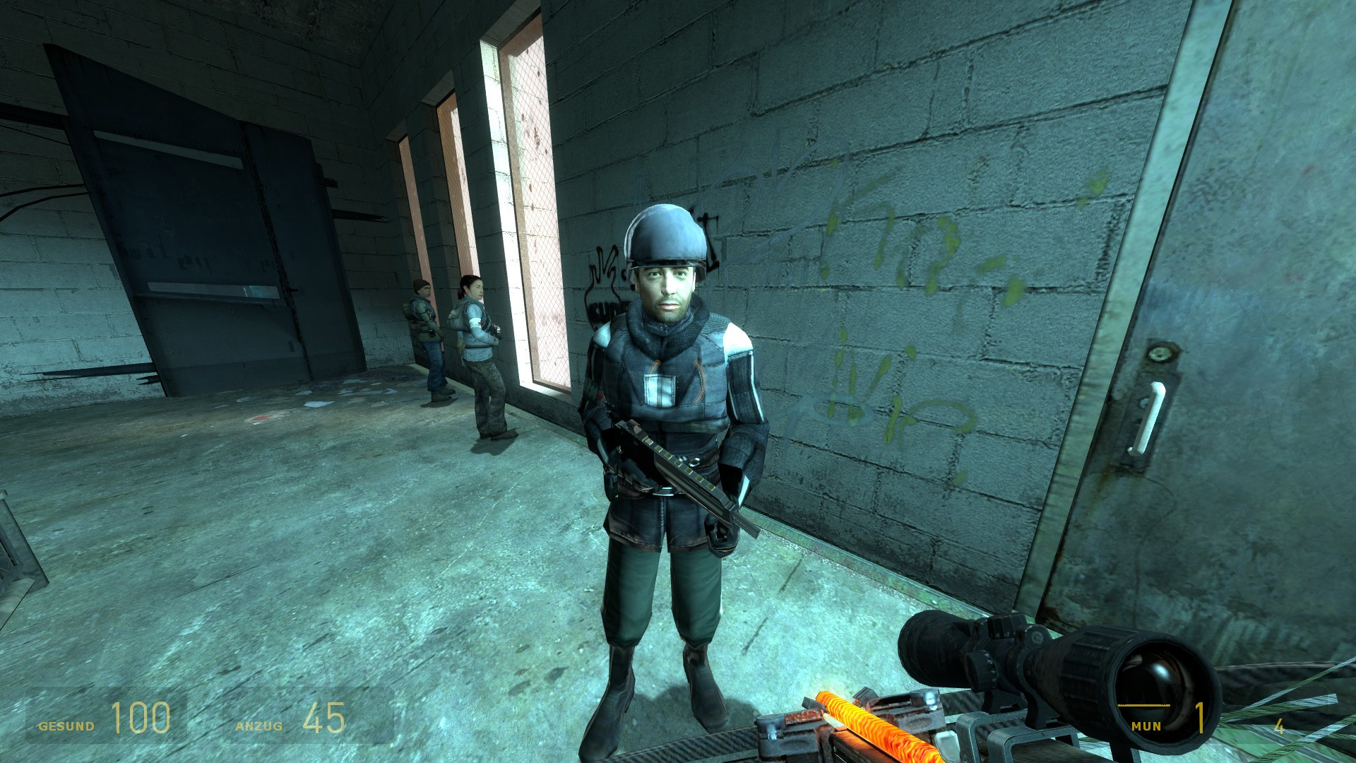Barney with security helmet Mod for Half-Life 2 | HL2 Mods