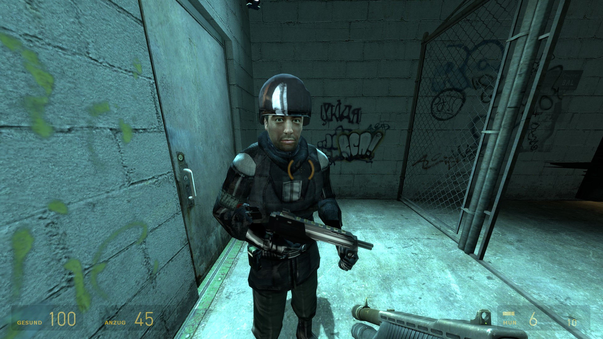 Barney with security helmet Mod for Half-Life 2 | HL2 Mods
