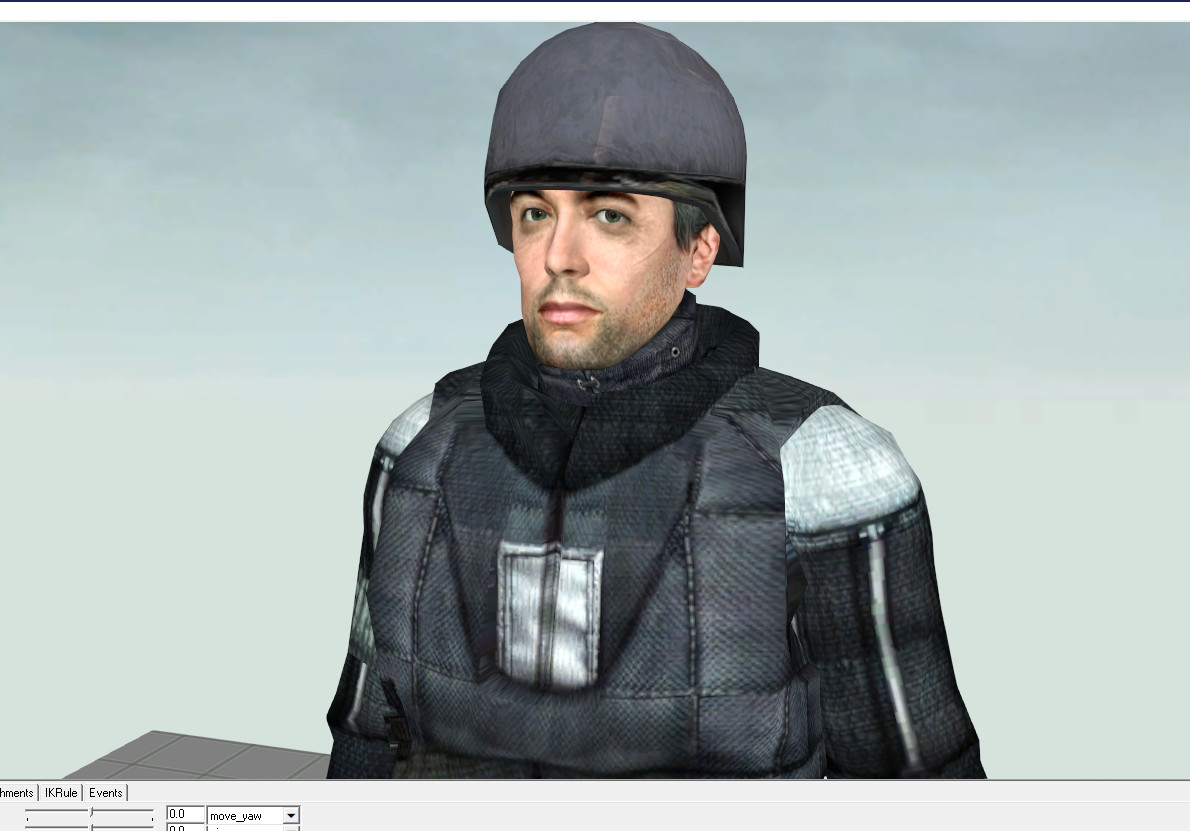 Barney with security helmet Mod for Half-Life 2 | HL2 Mods