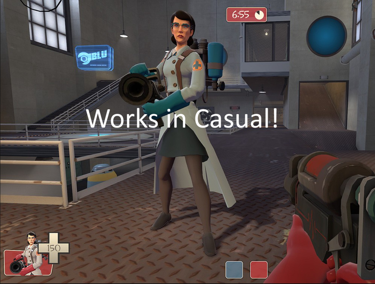 Female Medic Casual Fix Mod for Team Fortress 2 | TF2 Mods