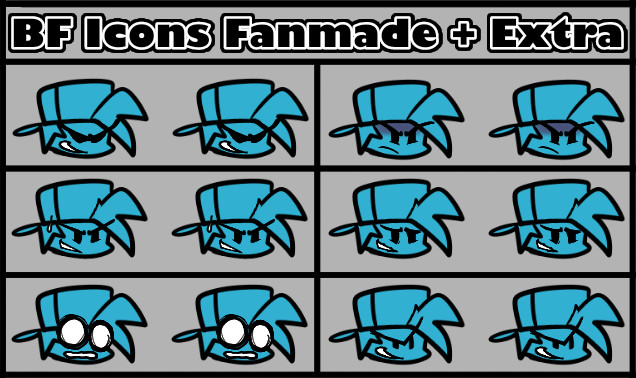FNF Corruption: BF ICONS FANMADE + EXTRAS! Mod for Friday Night Funkin ...