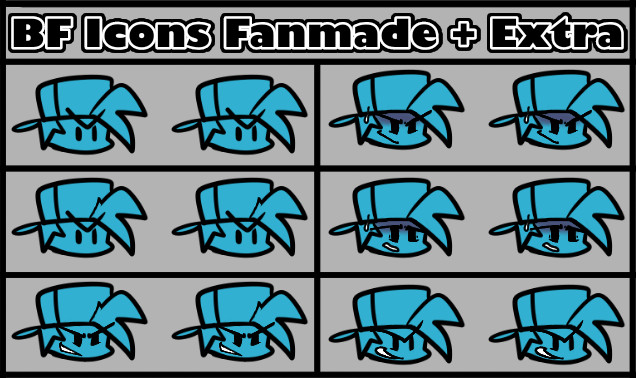FNF Corruption: BF ICONS FANMADE + EXTRAS! Mod for Friday Night Funkin ...
