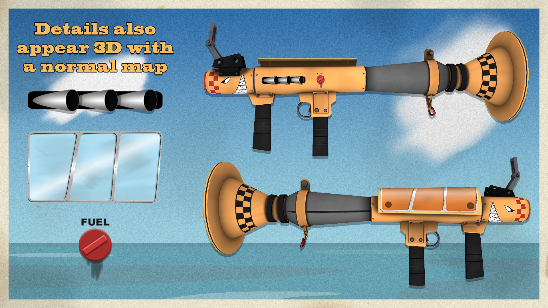 Fight AND Flight Rocket Launcher Skin Mod for Team Fortress 2 | TF2 Mods