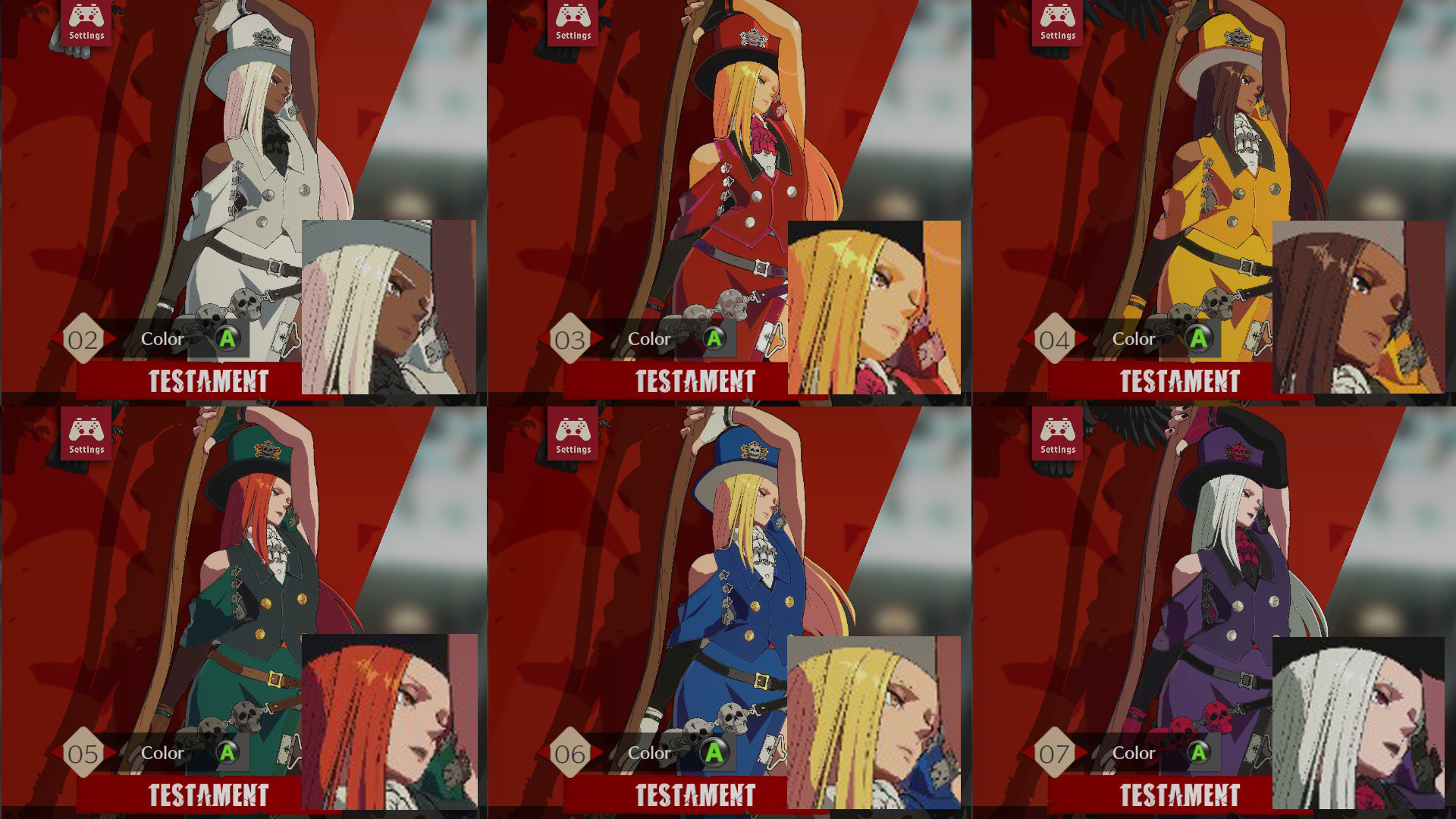 Beautiful Brown Eyed Testament Mod for GUILTY GEAR -STRIVE- | GGST Mods