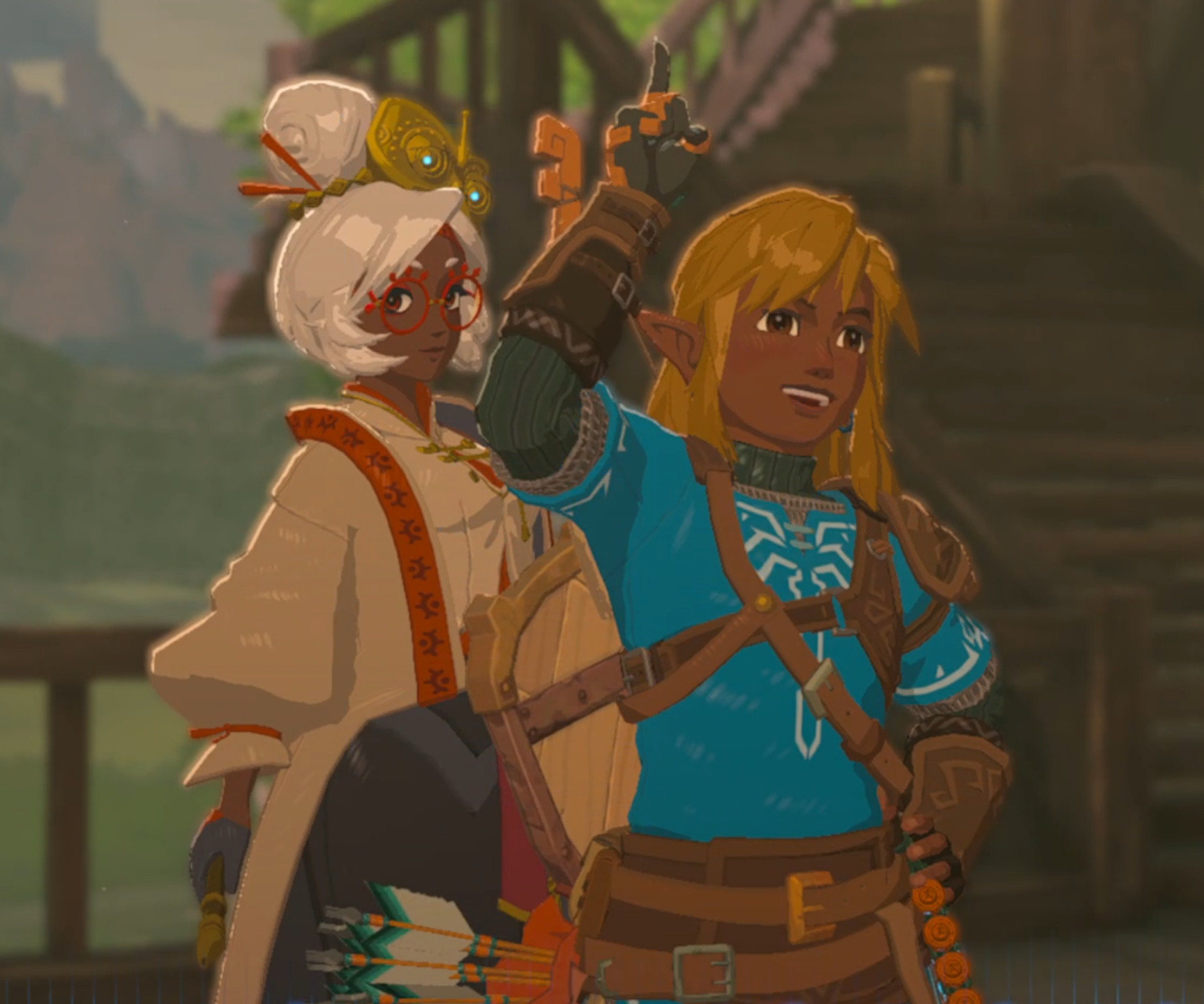 Brown-Skinned Purah Mod for The Legend of Zelda: Tears of the Kingdom ...