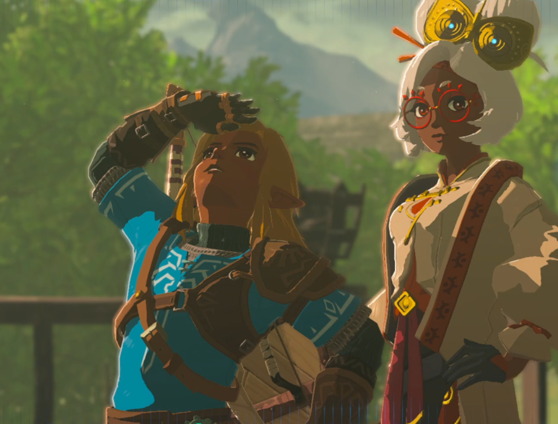 Brown-Skinned Purah Mod for The Legend of Zelda: Tears of the Kingdom ...