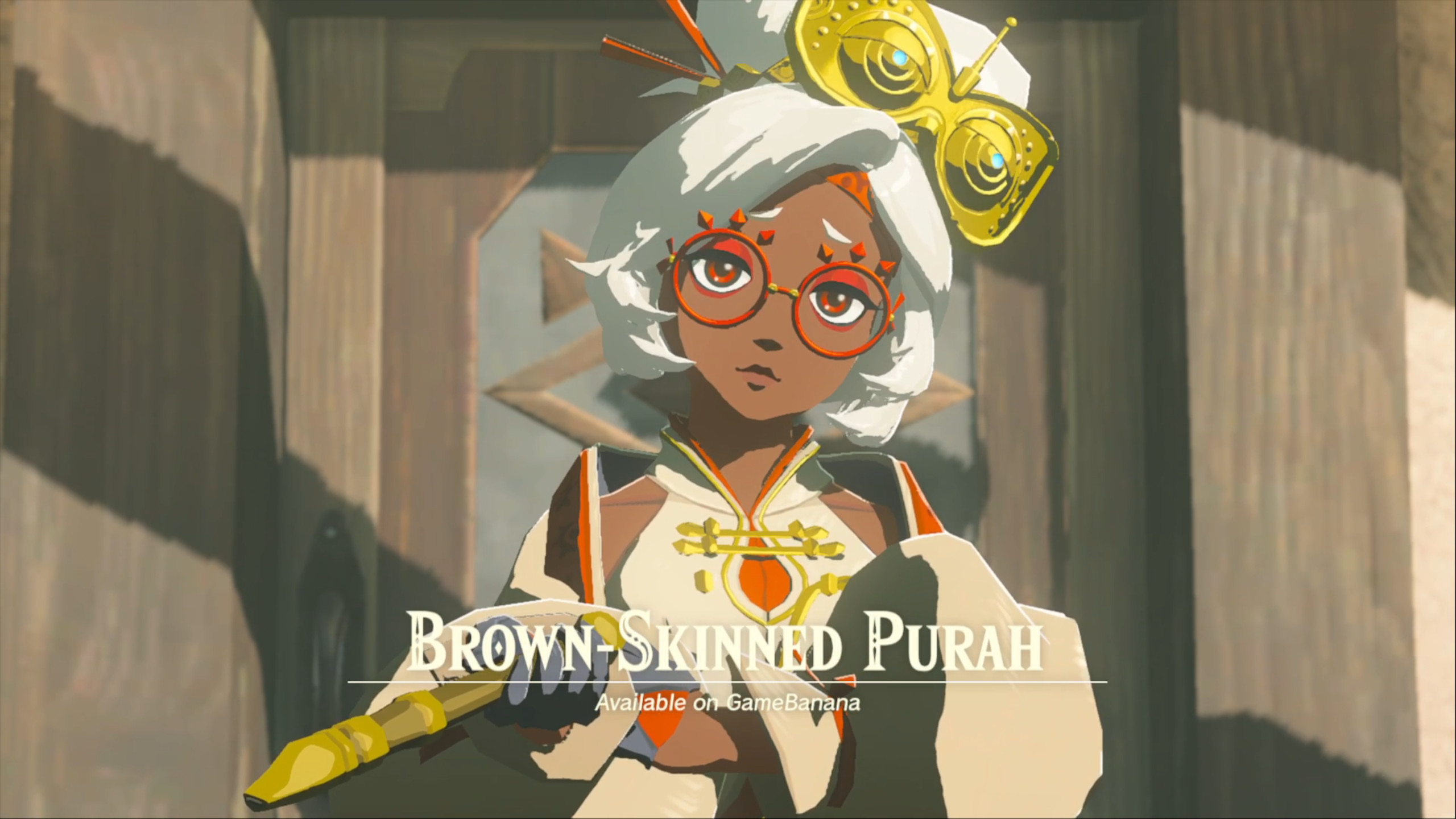 Brown-Skinned Purah Mod for The Legend of Zelda: Tears of the Kingdom ...
