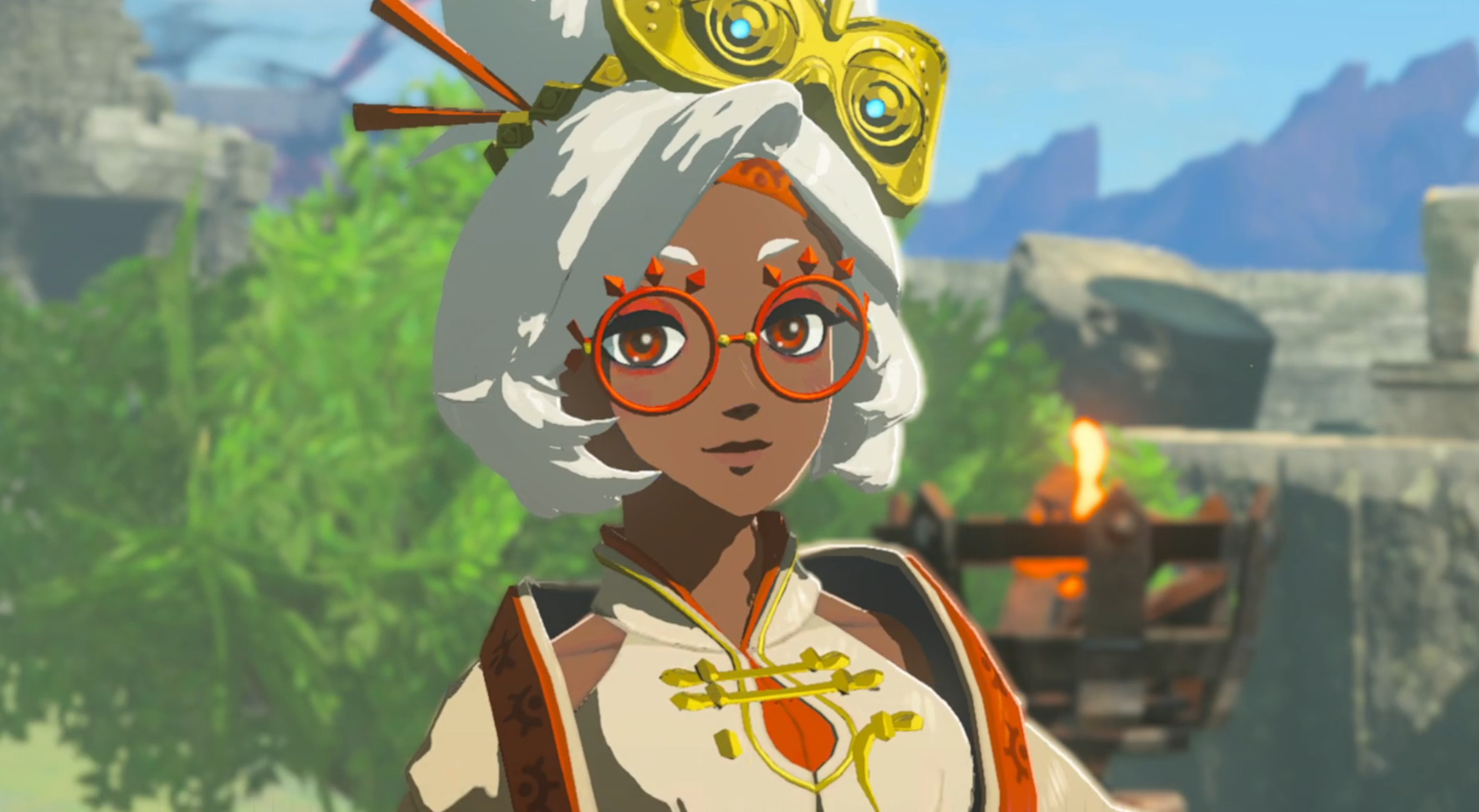 Brown-Skinned Purah Mod for The Legend of Zelda: Tears of the Kingdom ...