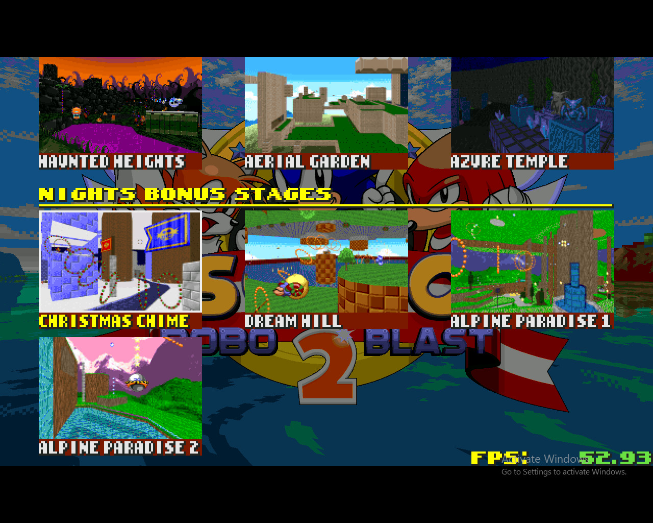 100% Save File For 2.2.13 (Now In Order) Mod for Sonic Robo Blast 2 ...