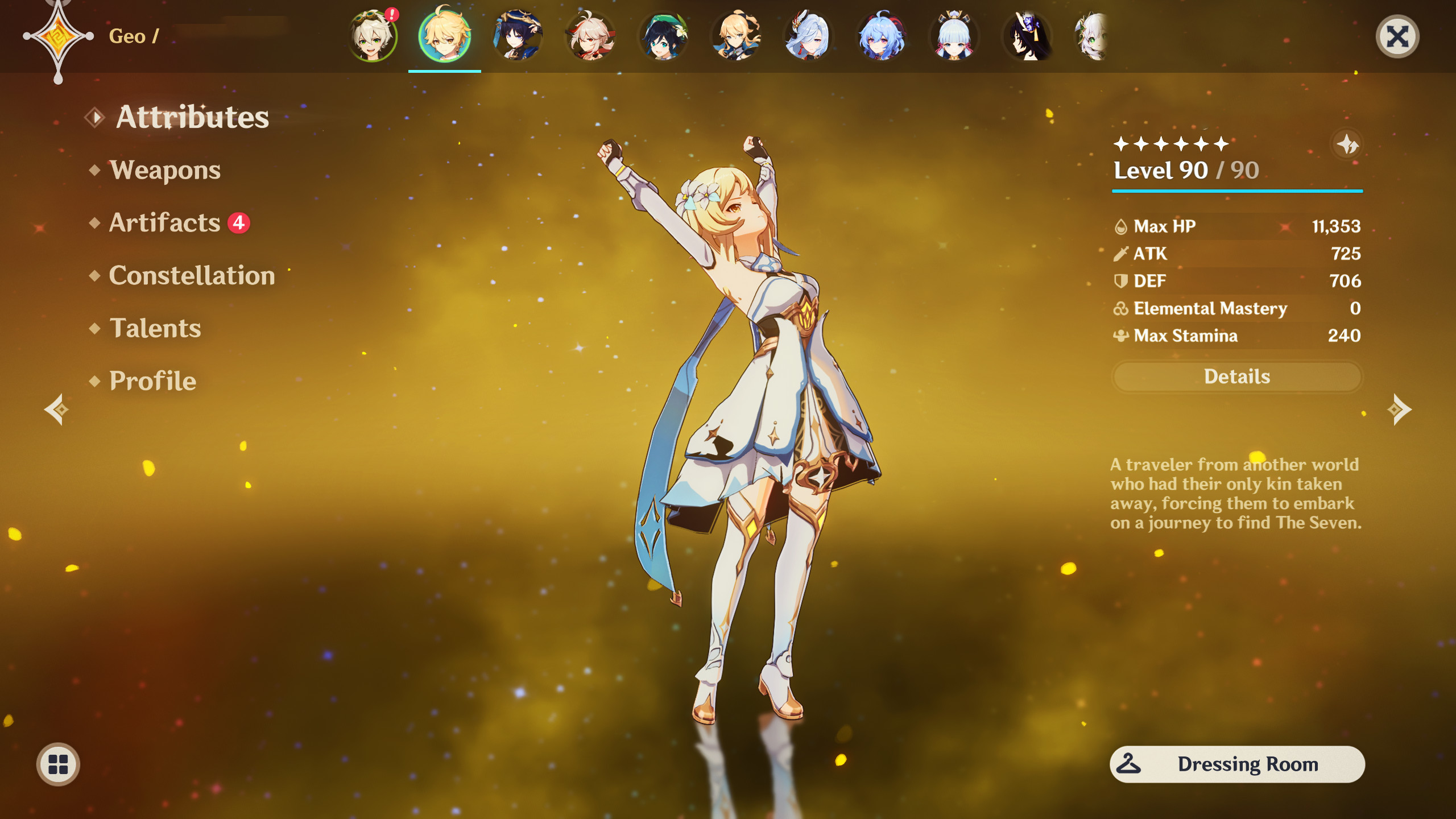 Lumine over Aether Mod for Genshin Impact | GI Mods