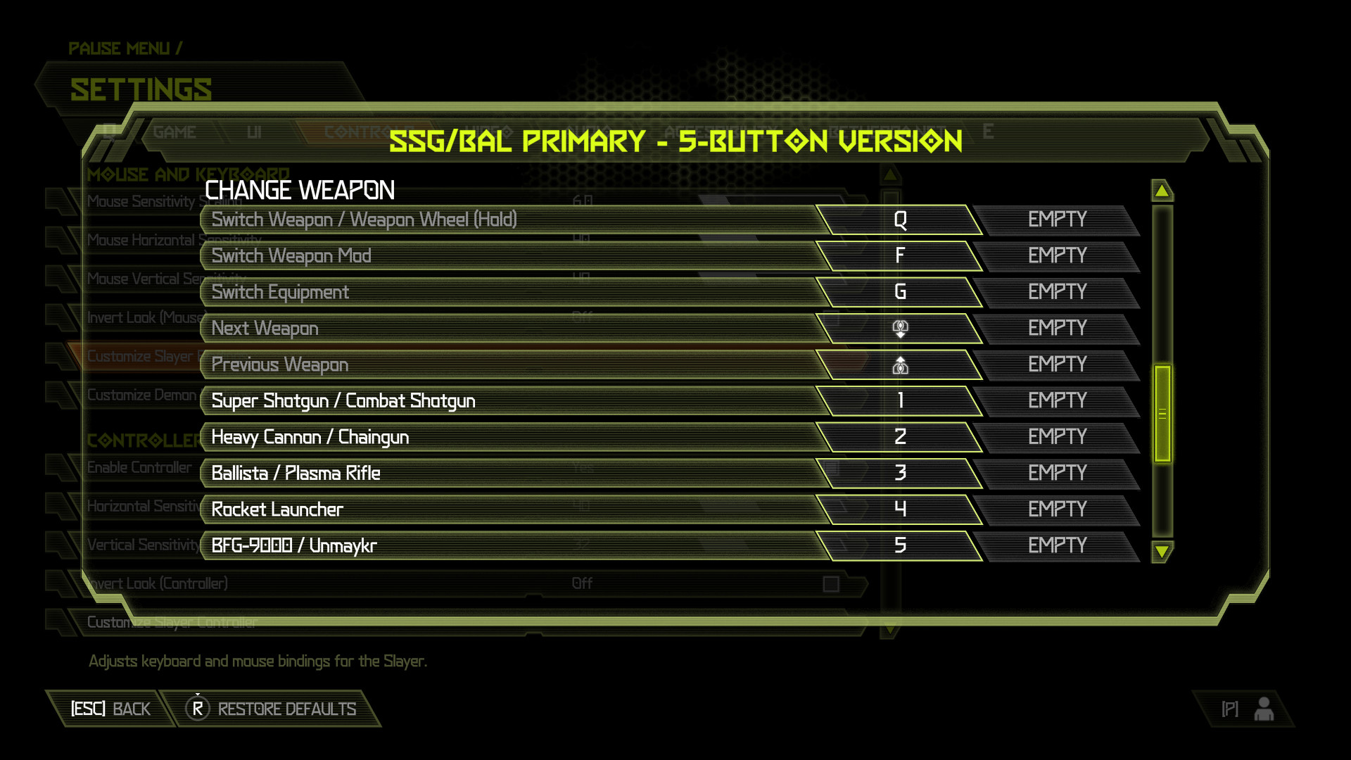 Multi-Weapon Hotkeys Mod for DOOM Eternal | DMEternal Mods