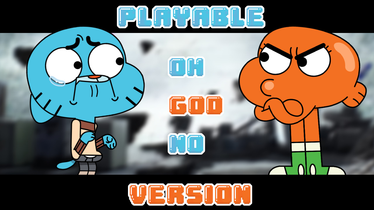 Oh god no / gumball vs darwin Mod for Friday Night Funkin' | FNF Mods