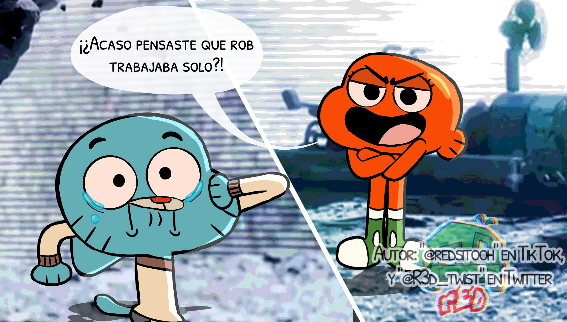 Oh god no / gumball vs darwin Mod for Friday Night Funkin' | FNF Mods