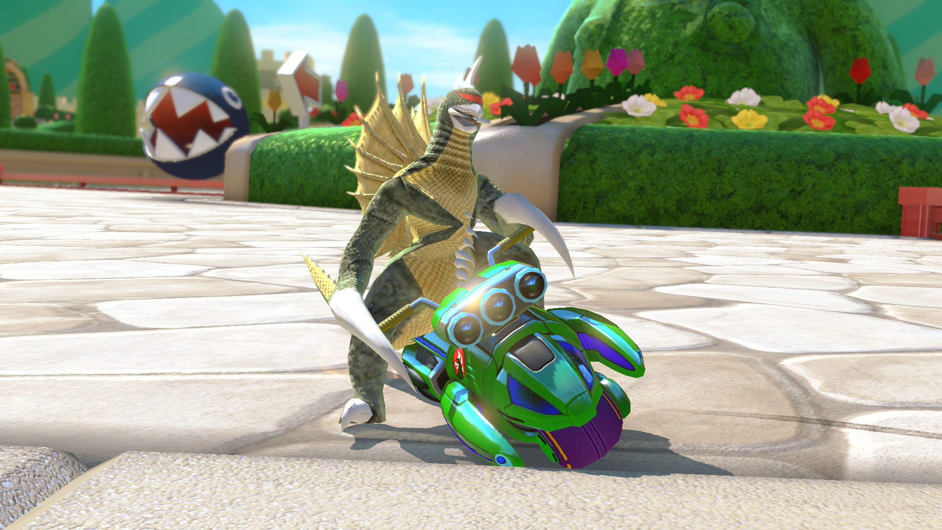 GIGAN | Godzilla Save The Earth Mod for Mario Kart 8 Deluxe | MK8D Mods