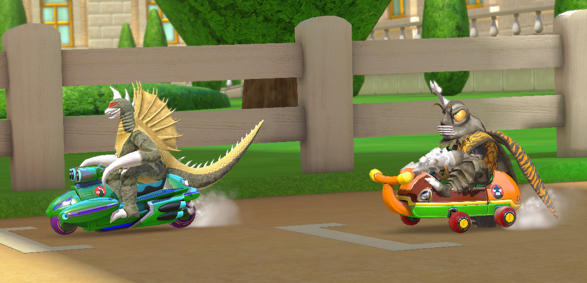 GIGAN | Godzilla Save The Earth Mod for Mario Kart 8 Deluxe | MK8D Mods