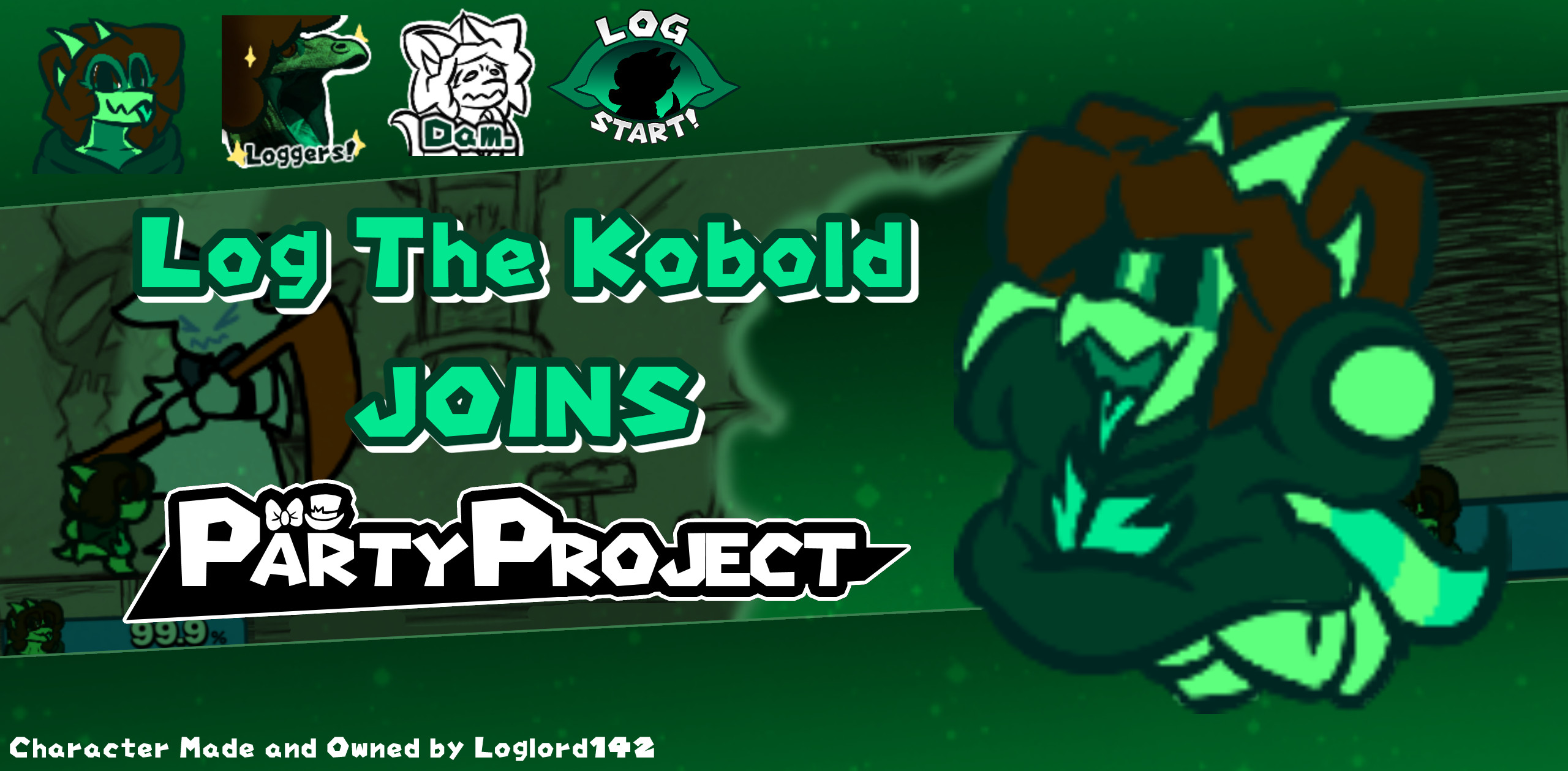 Log The Kobold (OC) Mod for Party Project | PProject Mods