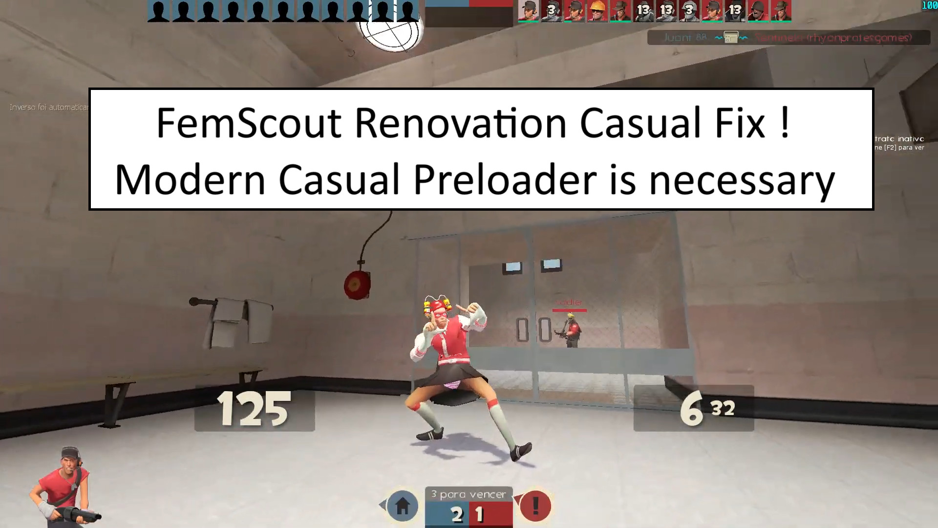 FemScout Renovation Casual Fix Mod for Team Fortress 2 | TF2 Mods