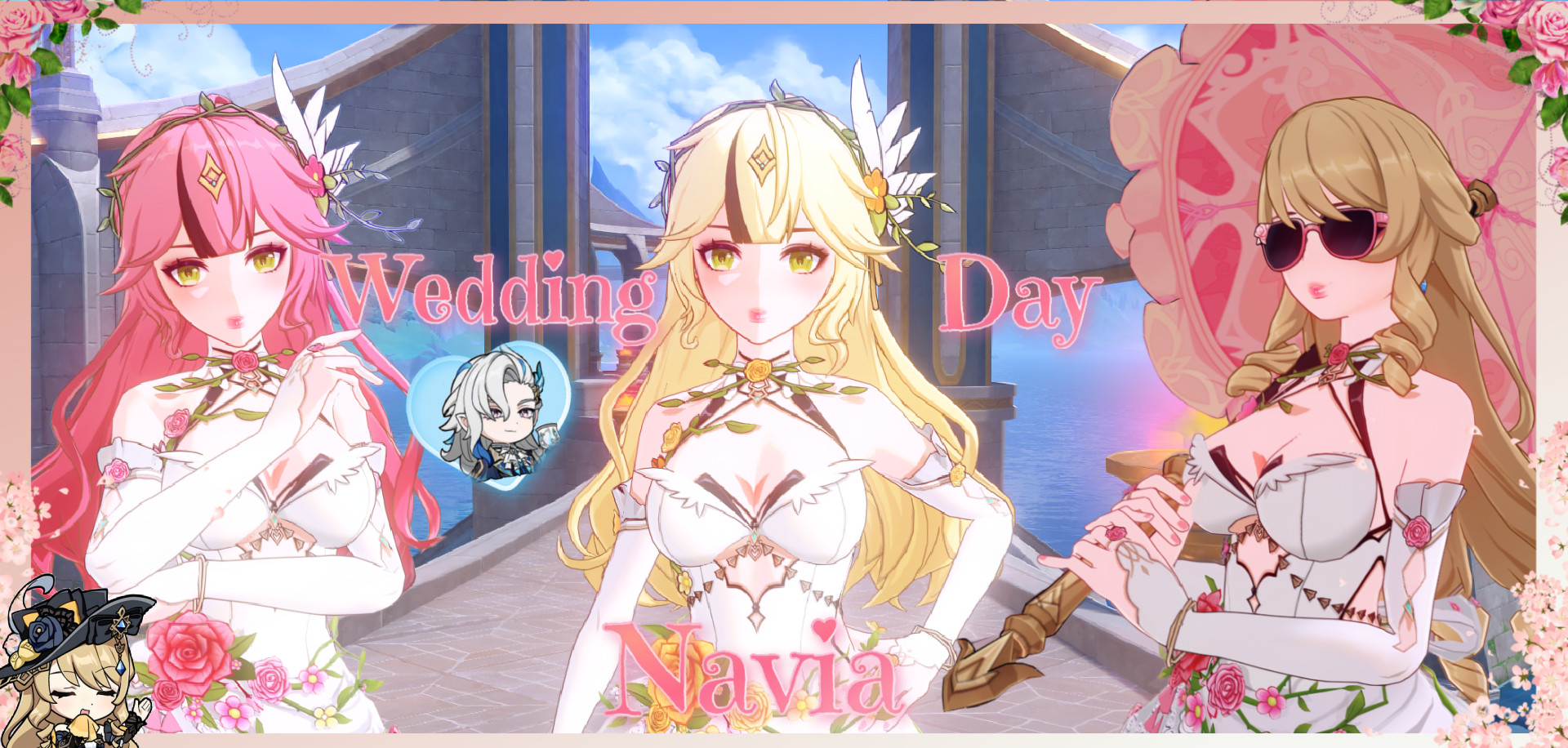 Wedding Day Navia Mod for Genshin Impact | GI Mods