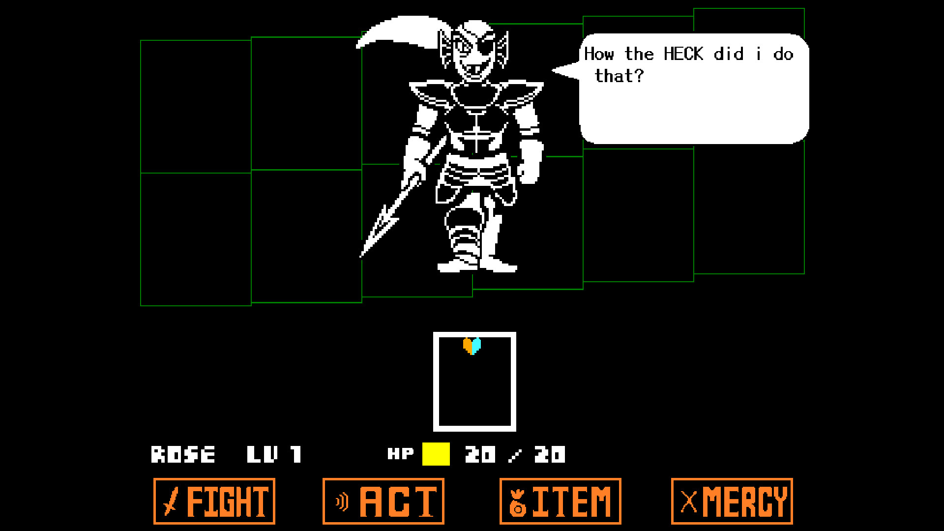 Undertale Orange and Cyan Soul Mod for UNDERTALE | UNDERTALE Mods