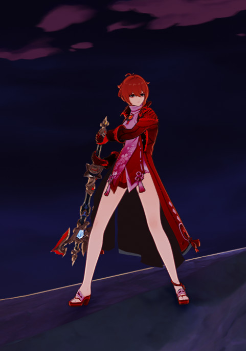 Scarlet Maiden Diluc Mod for Genshin Impact | GI Mods