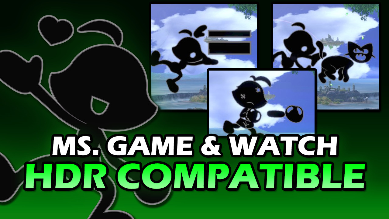 Ms. Game & Watch (HDR Compatible) Mod for Super Smash Bros. Ultimate ...