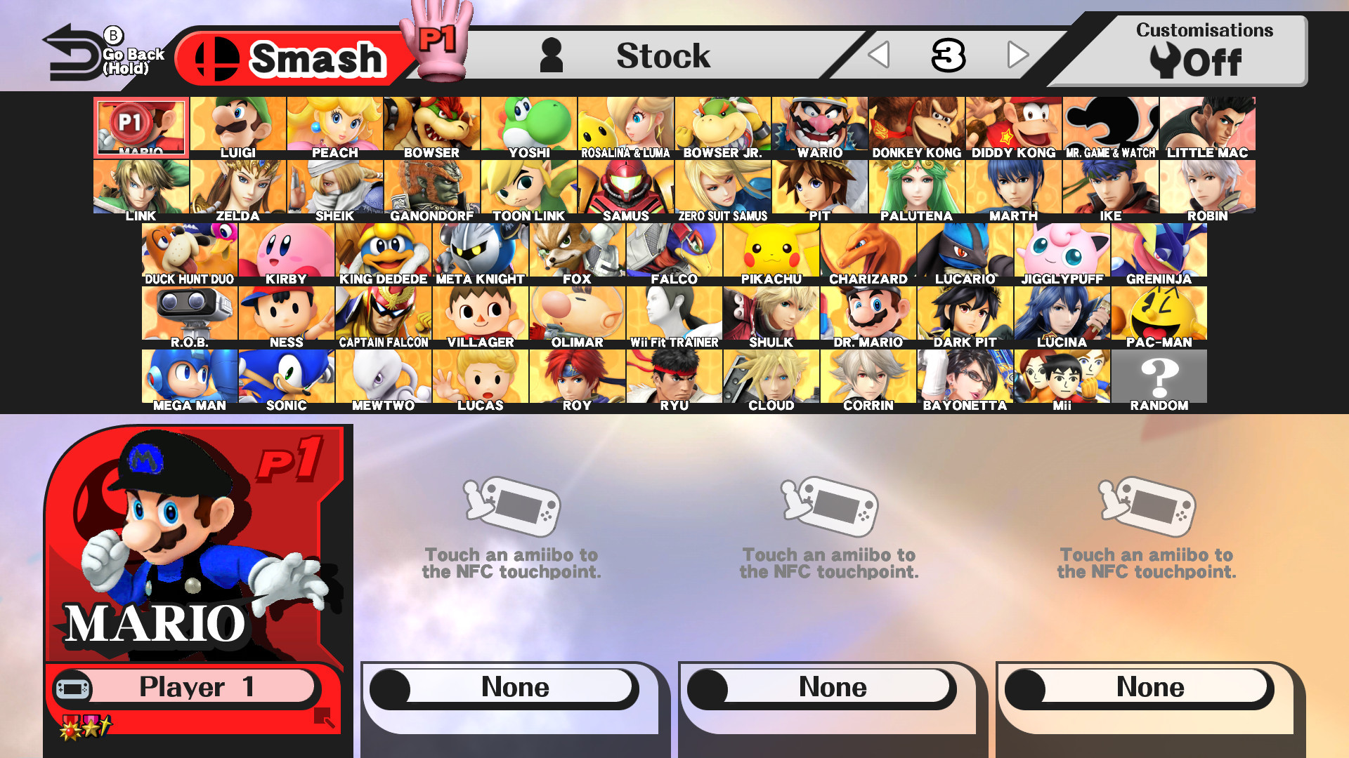 Black and Blue Mario Mod for Super Smash Bros. (Wii U) | SSB4U Mods