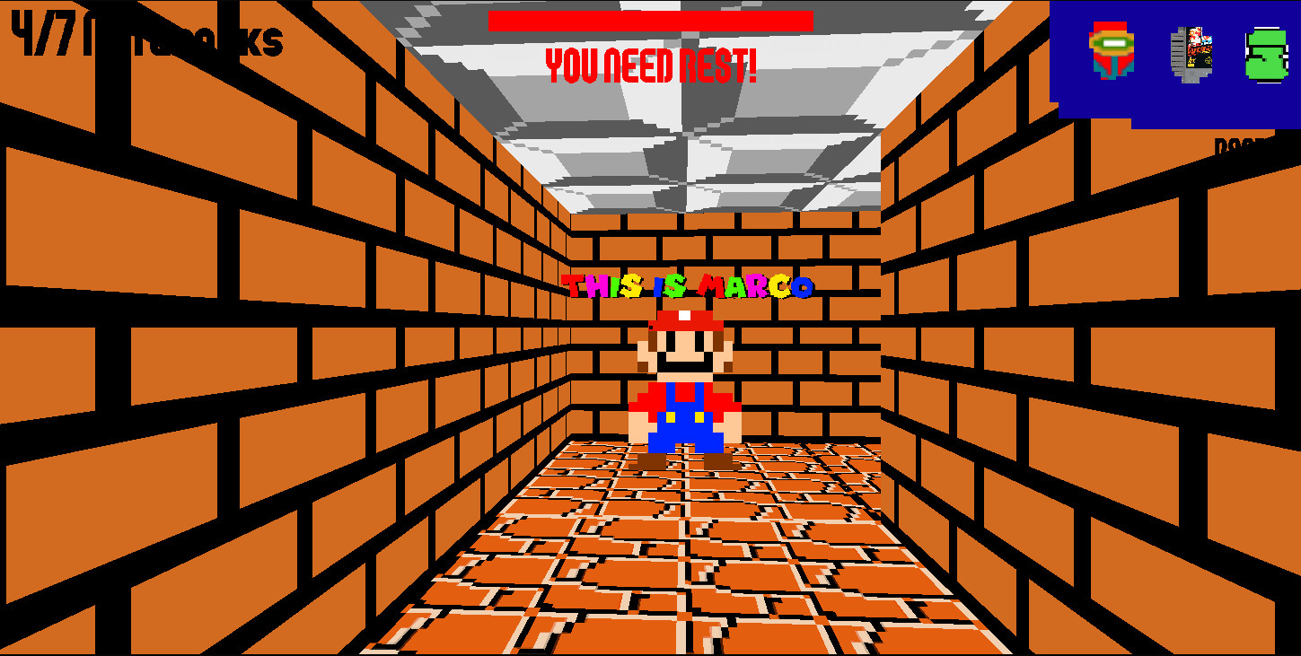 Retro Mario's Basics In 8-Bit Classic Fun Mod for Baldi's Basics | Baldi Mods