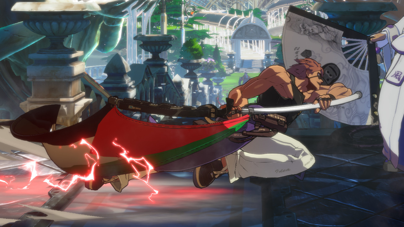 Palestine over Sin's flag Mod for GUILTY GEAR -STRIVE- | GGST Mods