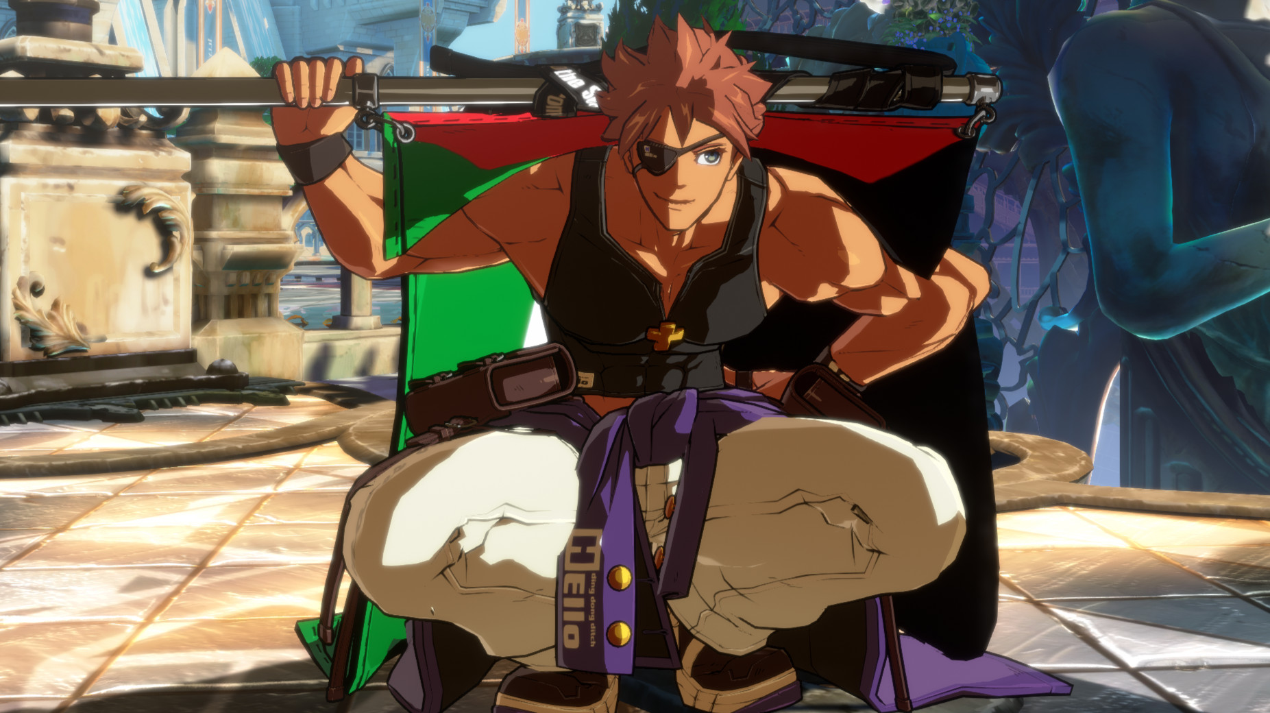 Palestine over Sin's flag Mod for GUILTY GEAR -STRIVE- | GGST Mods