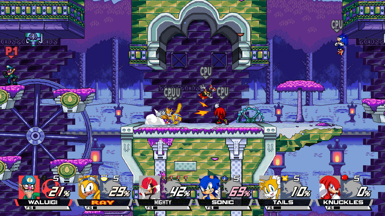 Sonic Mania - Press Garden Zone (9.4/CMC+) Mod for Super Smash Bros ...