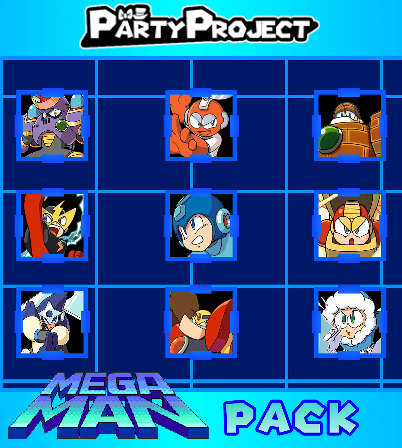 Mega Man Pack Mod for Party Project | PProject Mods