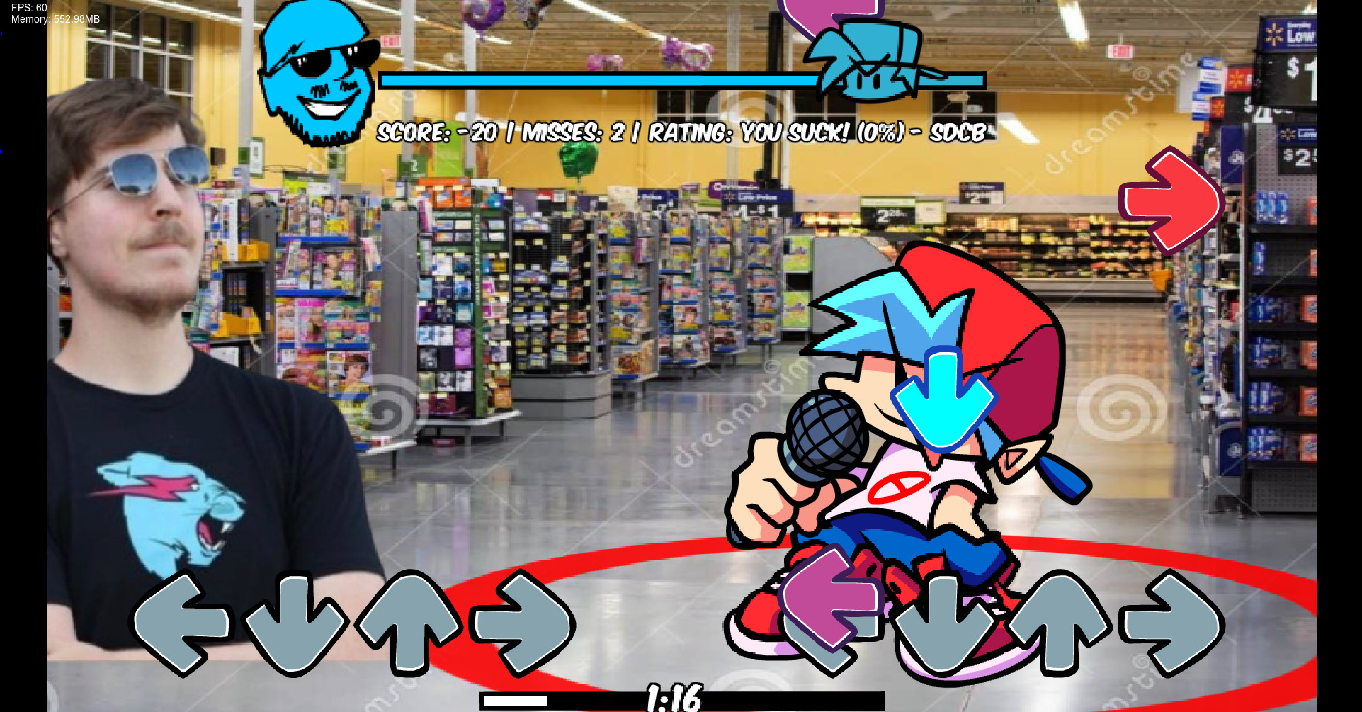 FNF ~ MR.BEAST'S ULTIMATE CHALLENGE Mod for Friday Night Funkin' | FNF Mods