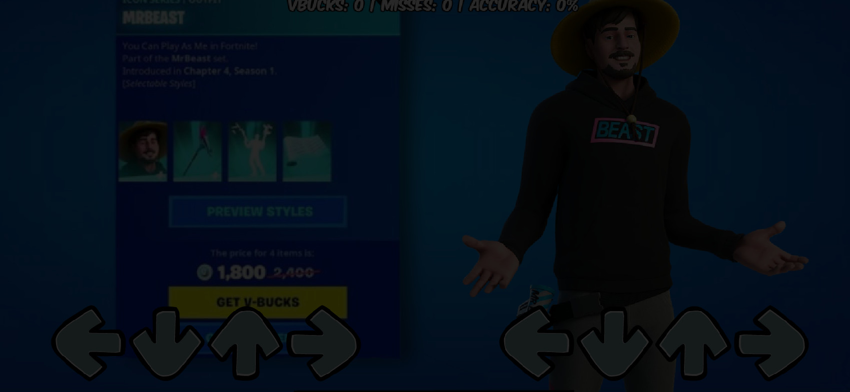 FNF ~ MR.BEAST'S ULTIMATE CHALLENGE Mod for Friday Night Funkin' | FNF Mods