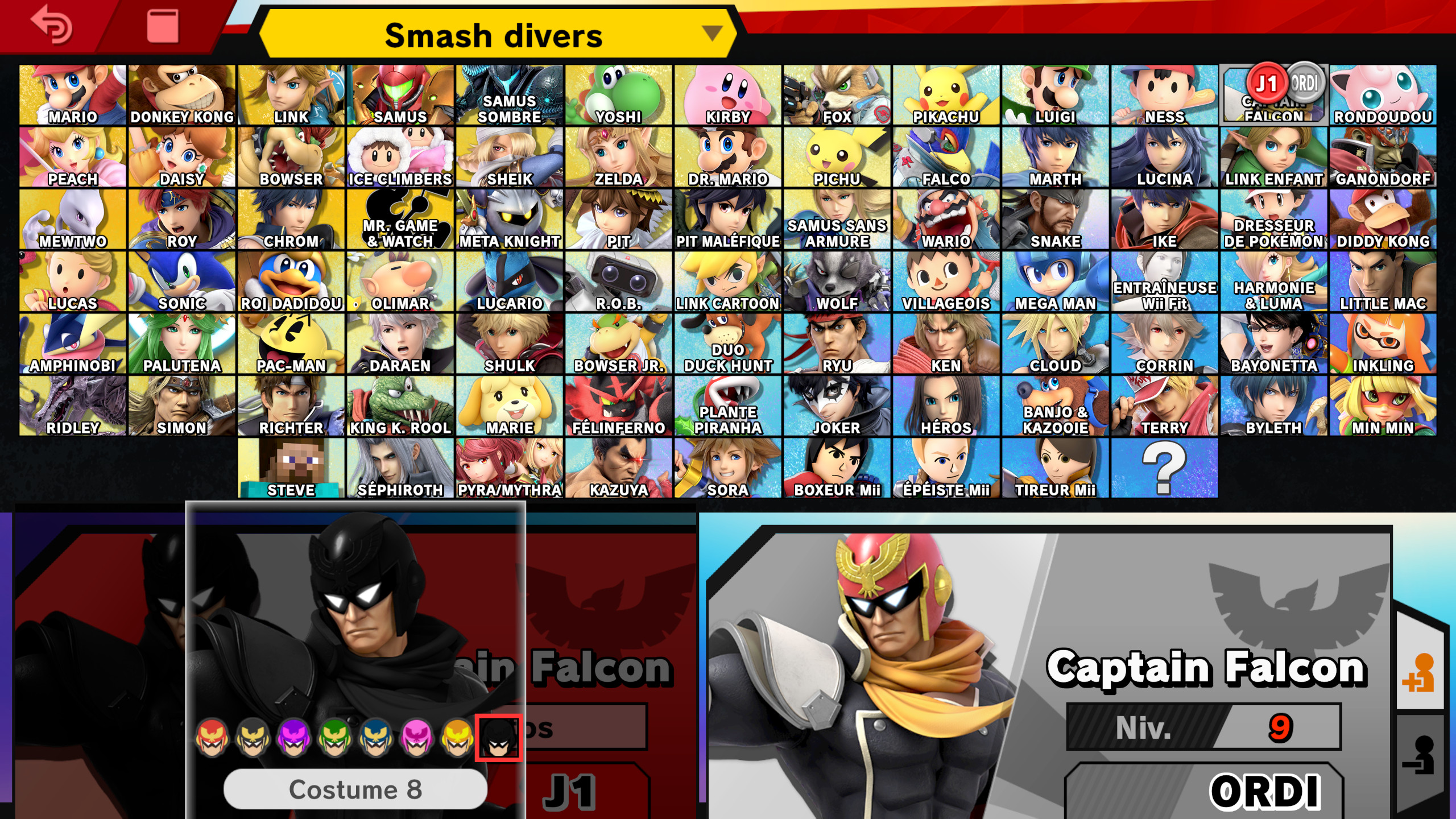 Dark Captain Falcon Mod for Super Smash Bros. Ultimate | SSBU Mods