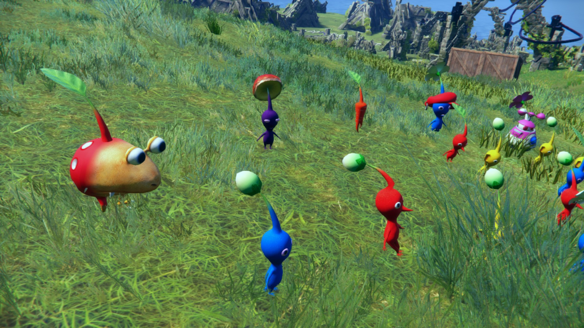 Pikmin over Koco Mod for Sonic Frontiers | Frontiers Mods