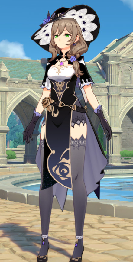 A Simple Recolor Lisa Mod for Genshin Impact | GI Mods