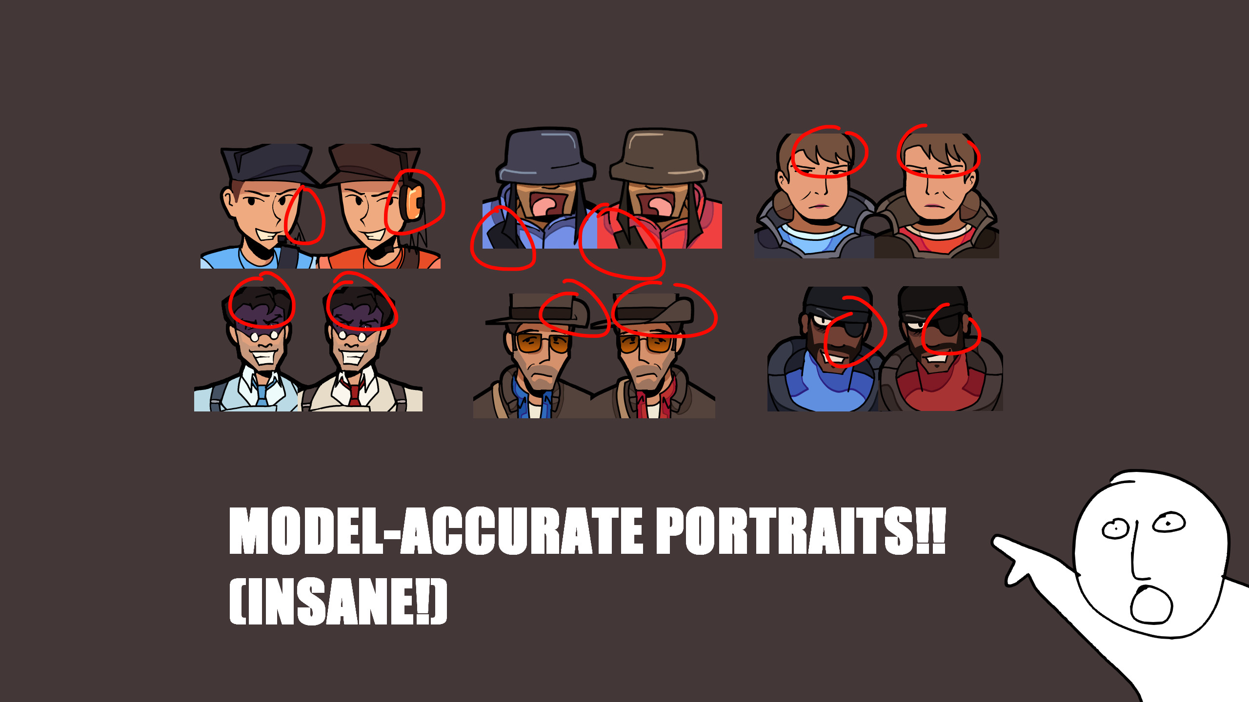 medi's portrait replacements Mod for Team Fortress 2 | TF2 Mods