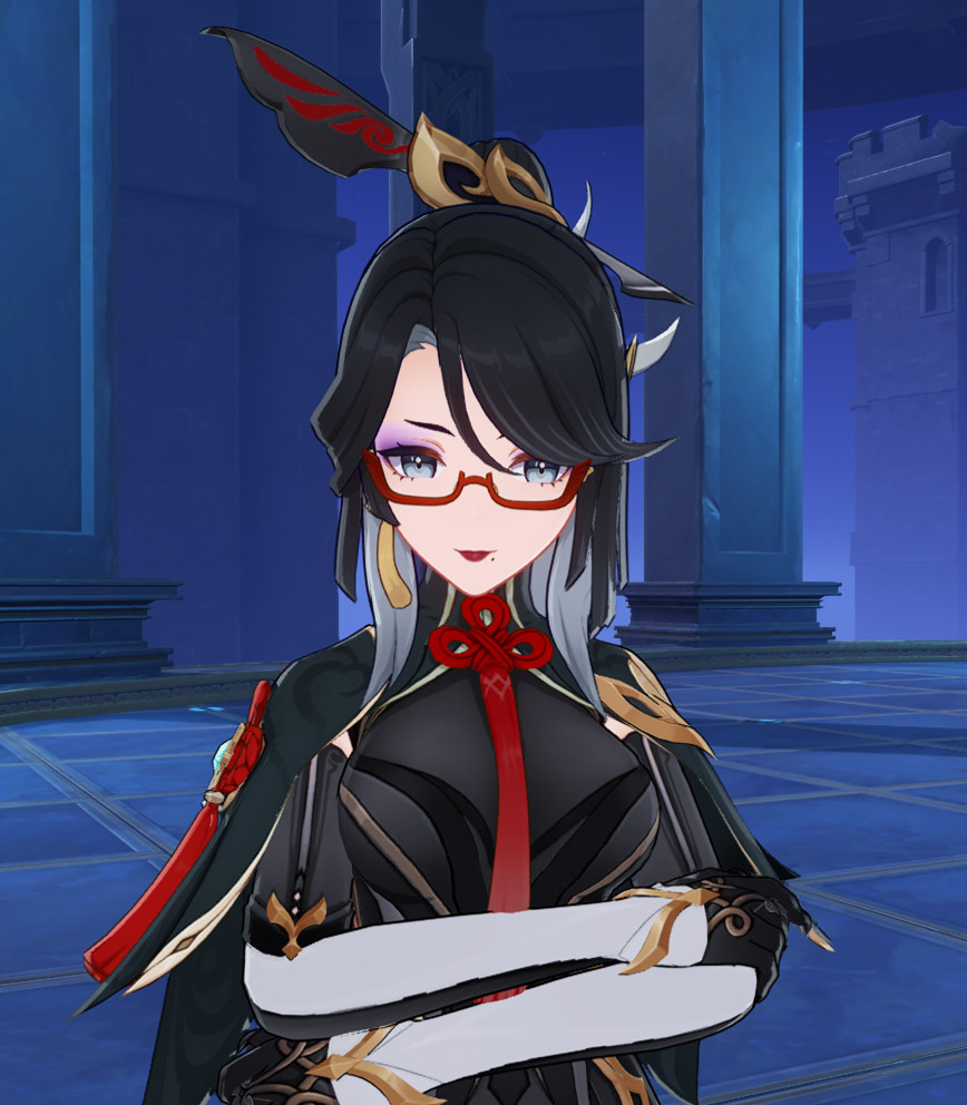 Xianyun w/ Bayonetta Color Palette Mod for Genshin Impact | GI Mods