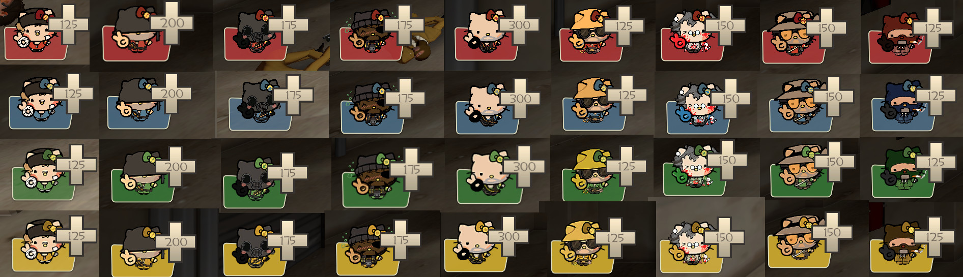 Hello Kitty HUD Class Portraits Mod for Team Fortress 2 | TF2 Mods