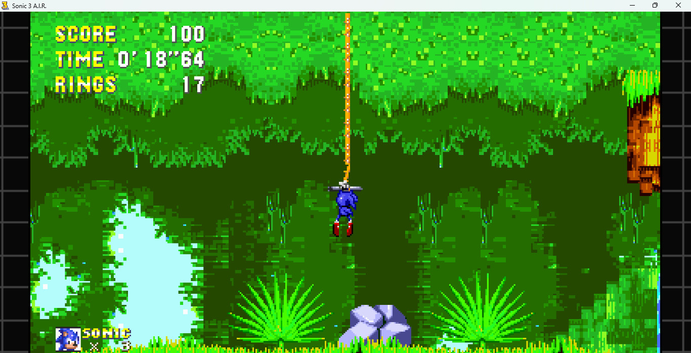 8-bit Spinball Sonic in Sonic 3 A.I.R. Mod for Sonic 3 A.I.R. | S3AIR Mods