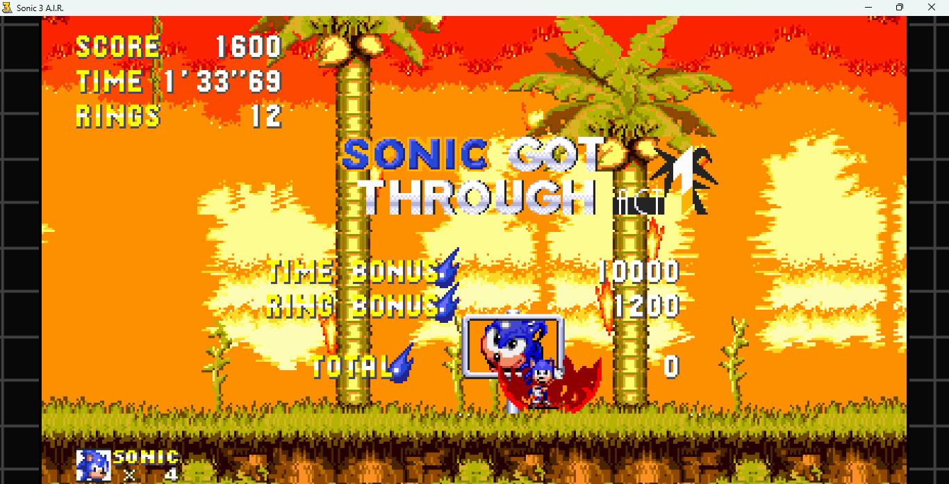 8-bit Spinball Sonic in Sonic 3 A.I.R. Mod for Sonic 3 A.I.R. | S3AIR Mods