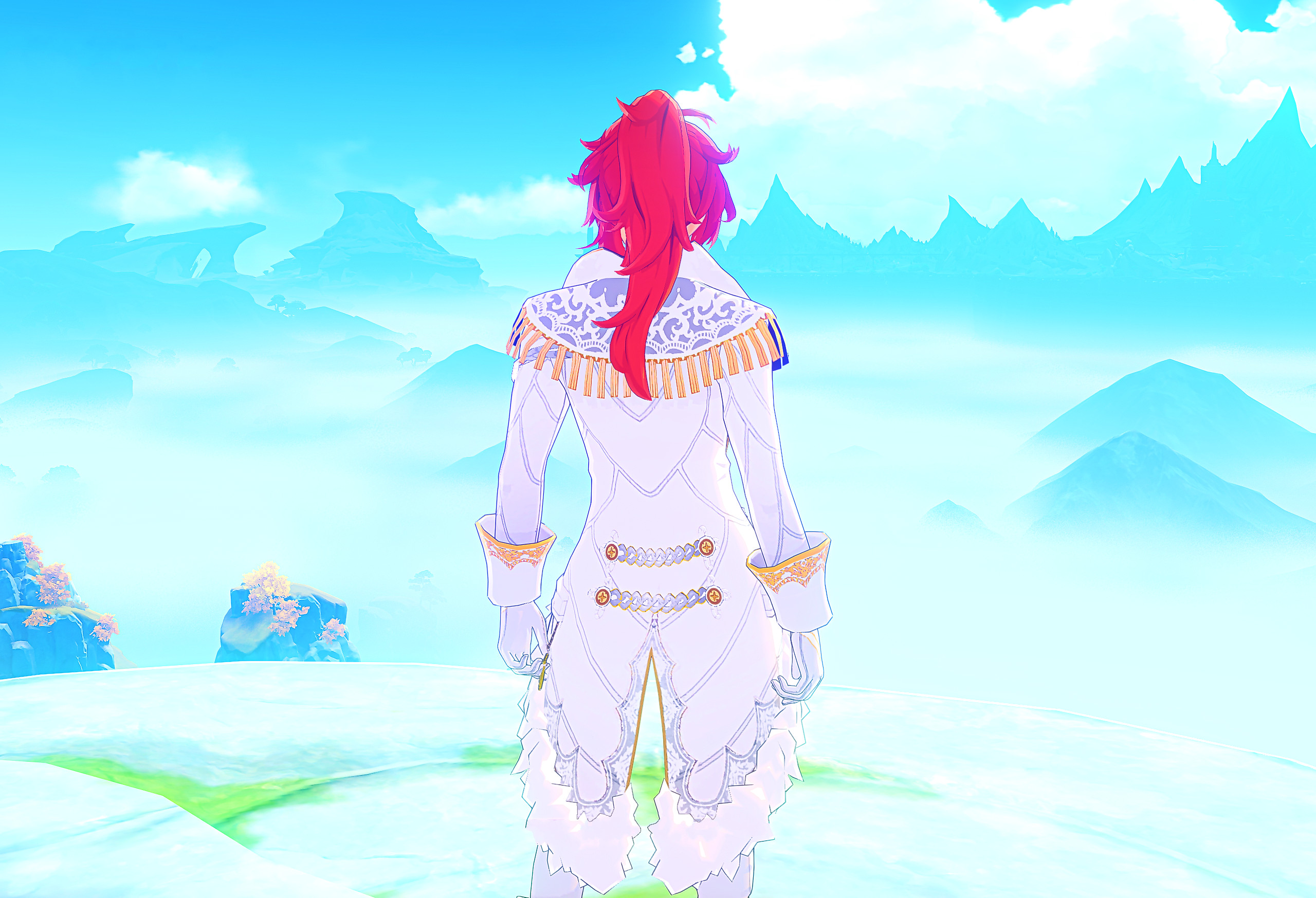 White Diluc Skin Mod for Genshin Impact | GI Mods