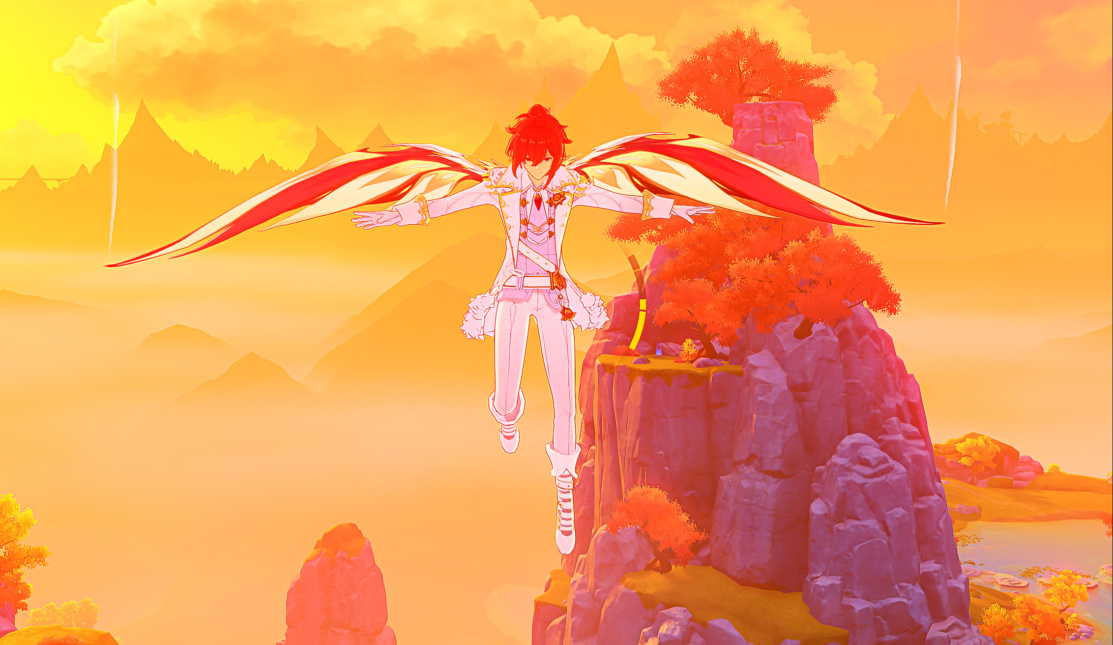 White Diluc Skin Mod for Genshin Impact | GI Mods